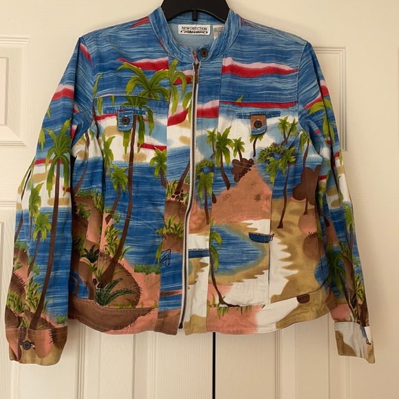 new directions | Jackets & Coats | New Direction Jacket Cotton Palm ...